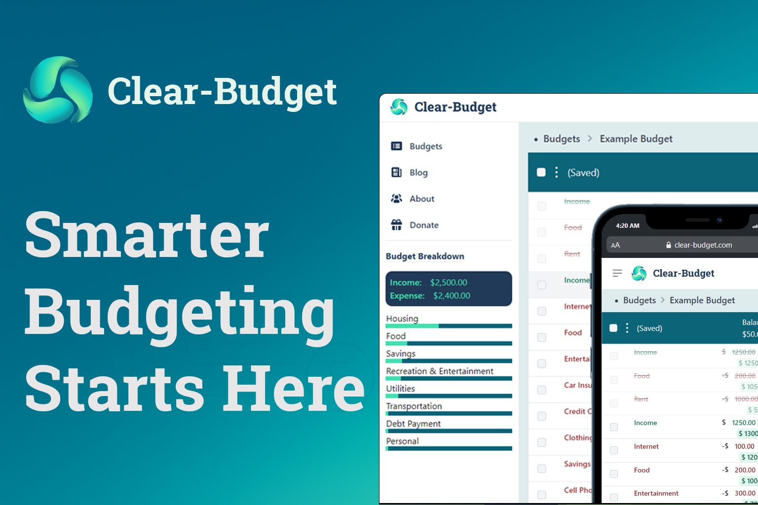 Clear-Budget